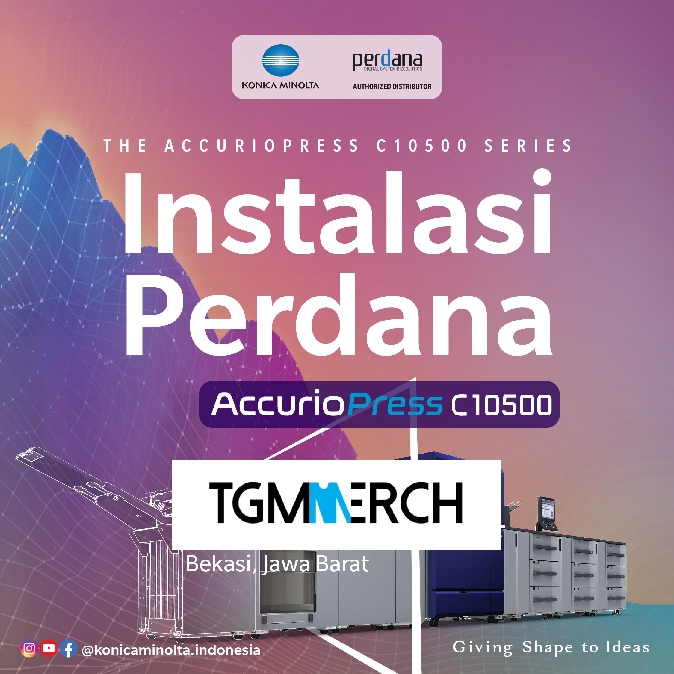 AccurioPress C10500 Pertama di Indonesia, Tingkatkan Kapasitas TGM ...